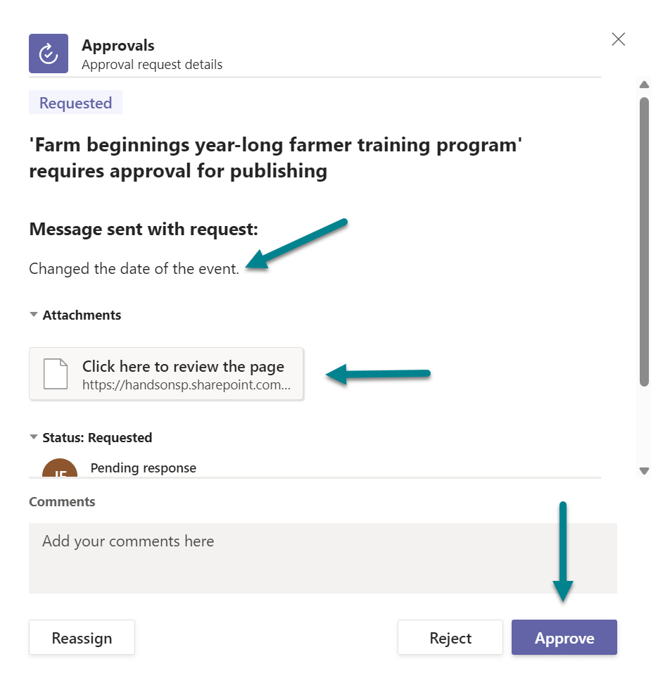 How to Set Up a Publishing Workflow for Your SharePoint Pages - HANDS ON SharePoint